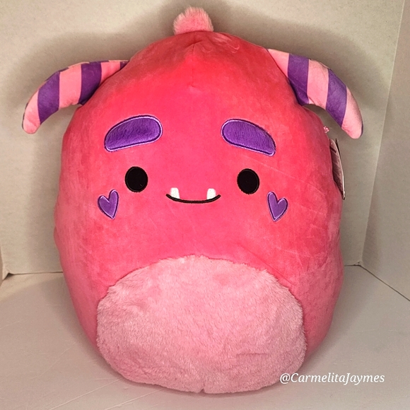 Squishmallows | Toys | Mont Pink Purpel Love Monster Valentone 224 ...